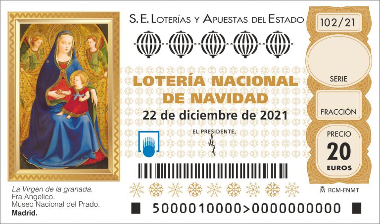Así son los décimos de la Lotería de Navidad 2021 - Blog Lotería Manises