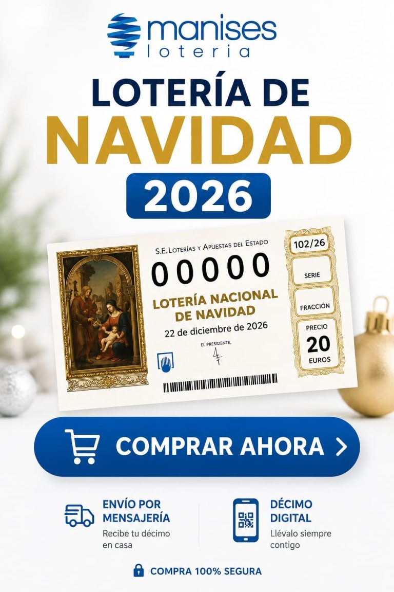 ¿Cuándo se puede comprar lotería de navidad 2026? - Lotería Manises